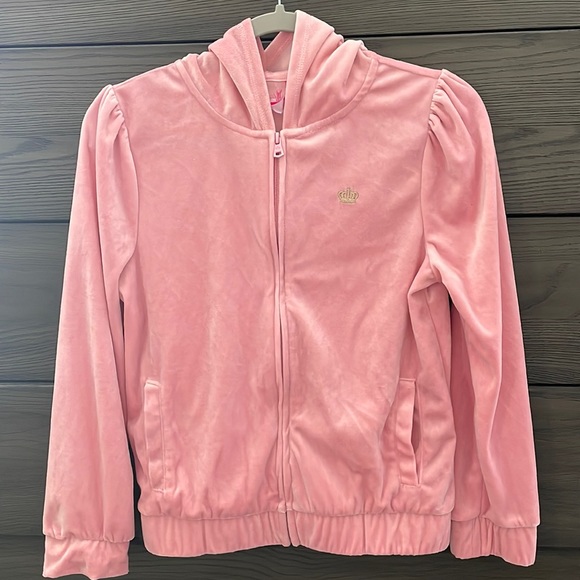 Juicy Couture | Jackets & Coats | Juicy Couture Pink Velour Jacket L ...